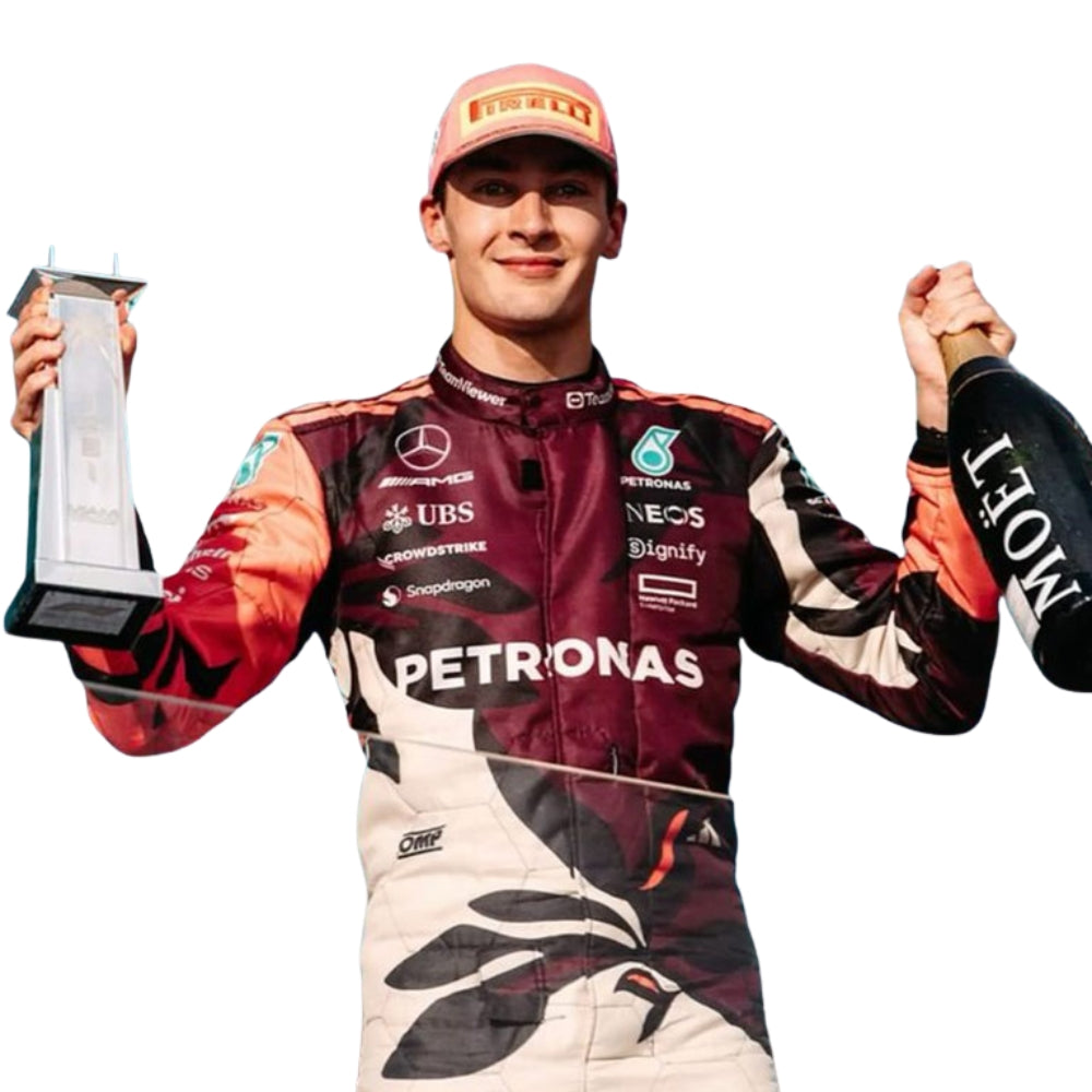 Mercedes George Russell Miami GP 2025 Racing Suit – Pulse Racegear