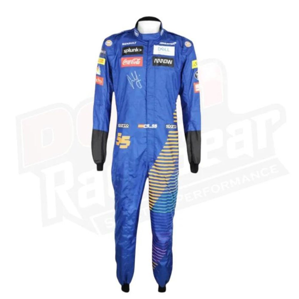 2020 Formula 1 Race Costume Carlos Sainz Mcleran – Pulse Racegear
